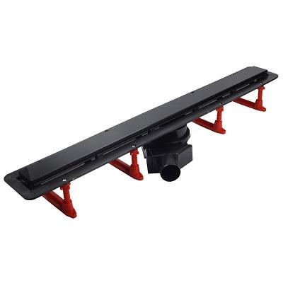 CONFLUO TUŠ KANALICA “”FRAMELESS LINE 950″” sa crnim kaljenim staklom ...