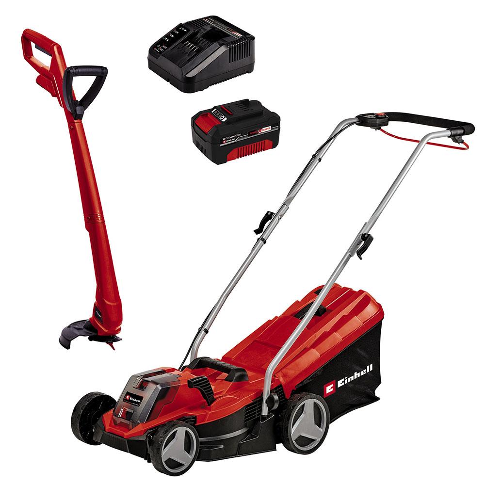 Einhell GE-CM 18/33-2 Li Set, aku kosilica i trimer u setu – Vitos Webshop