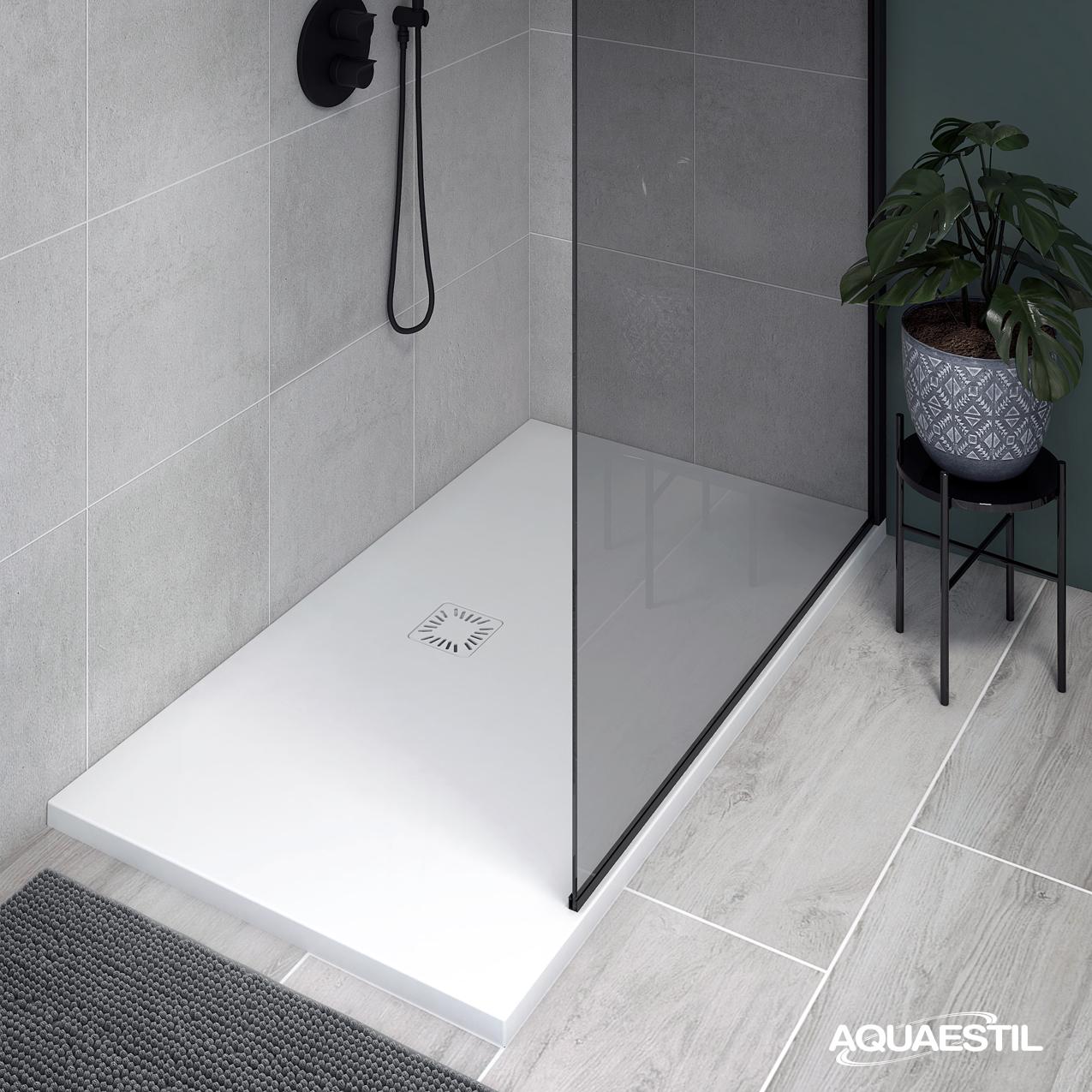 Aquaestil Tuš kada Tempo DeLuxe 90×90, bijela – Vitos Webshop