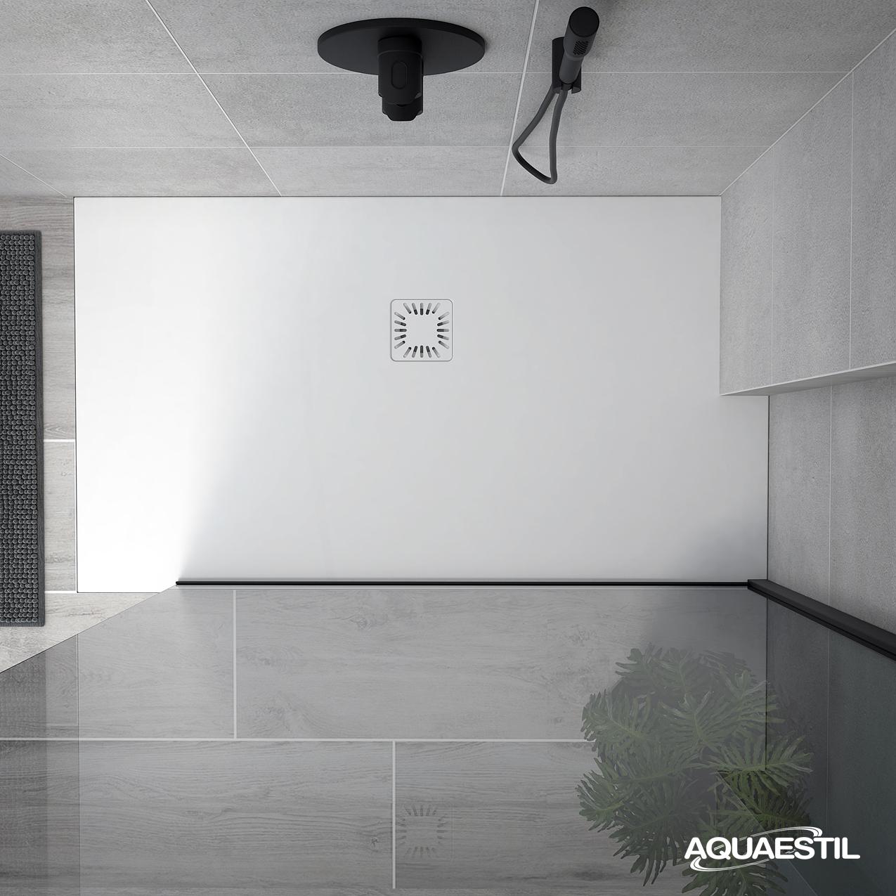 Aquaestil Tuš kada Tempo DeLuxe 90×90, bijela – Vitos Webshop