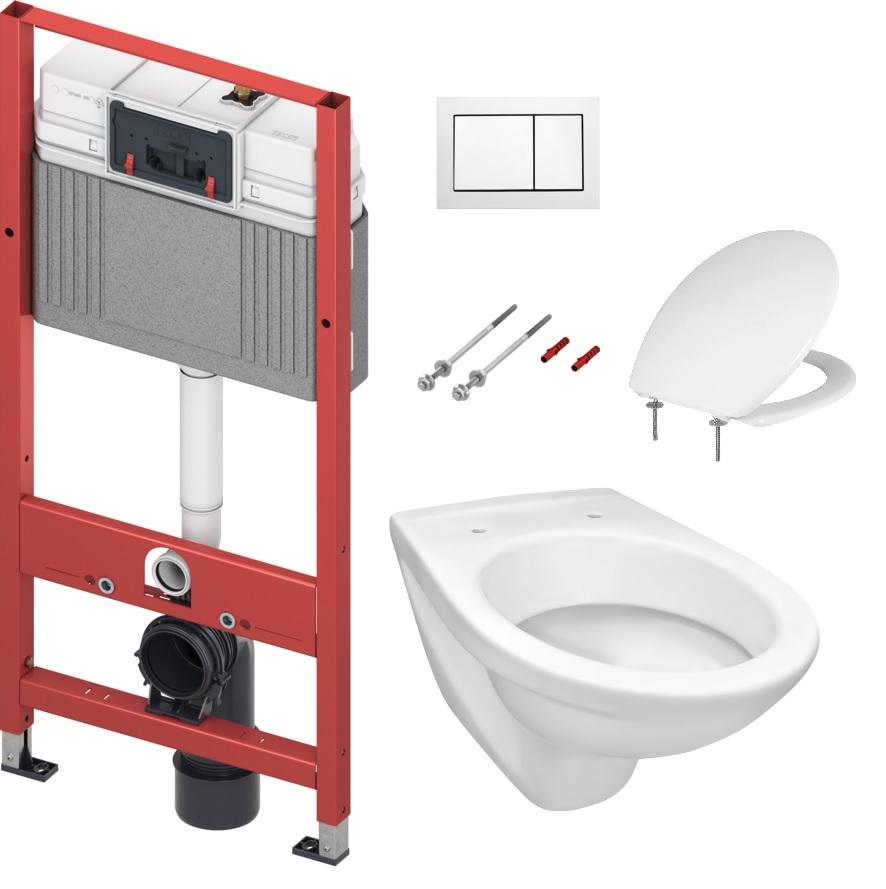 TECE SET ugradbeni vodokotlić 9400400 sa tipkom + WC školjka JIKA PRO viseća + Armal softclose ...