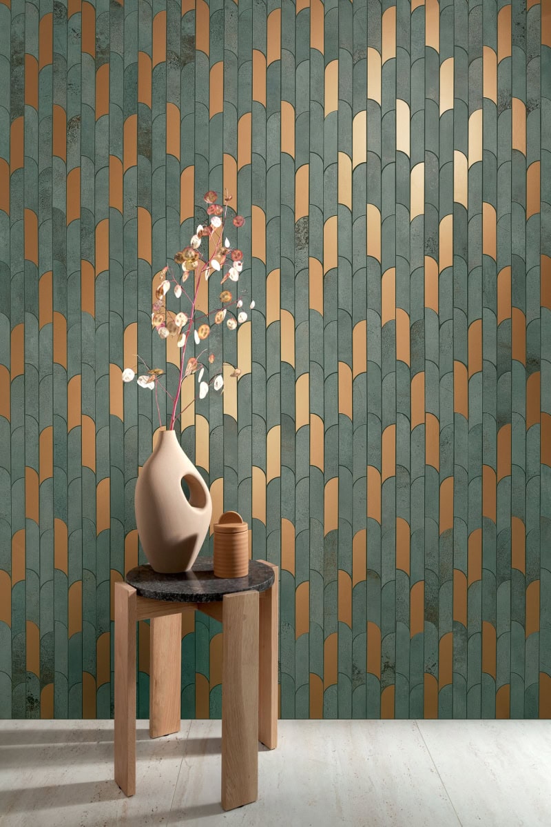 Pločica zidni mozaik Tissue green 29,8×27,2 Gat.1 – Vitos Webshop