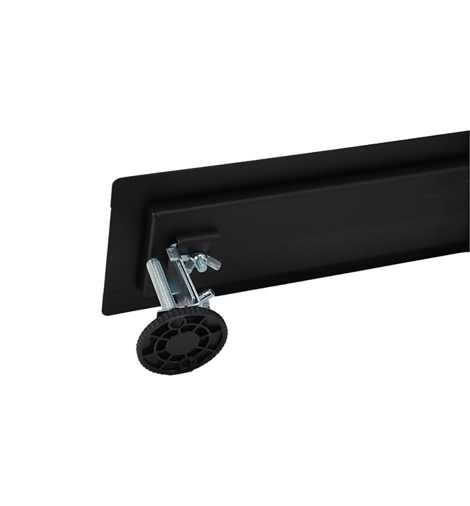 PROFIL M tuš kanalica inox WAVE 700 crno – Vitos Webshop